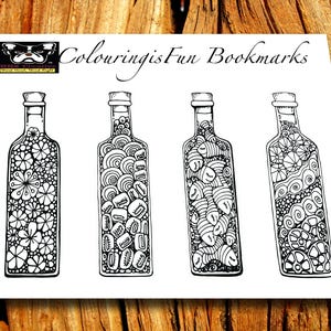 Unique DIY Coloring Bookmarks With Doodles and Intricate Designs High ...