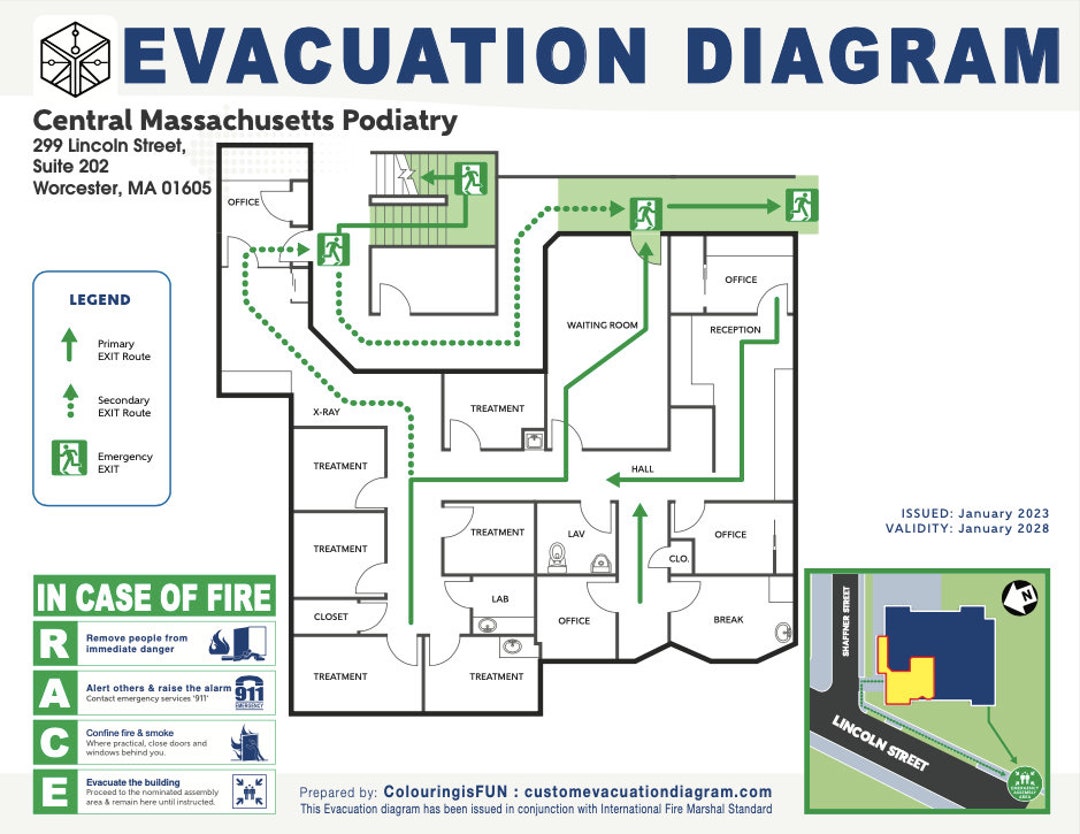Personalized Emergency Evacuation Plan for ALEX - Fire Scape Route ...