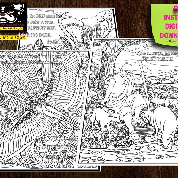 Psalms 23 Clip Art - Etsy