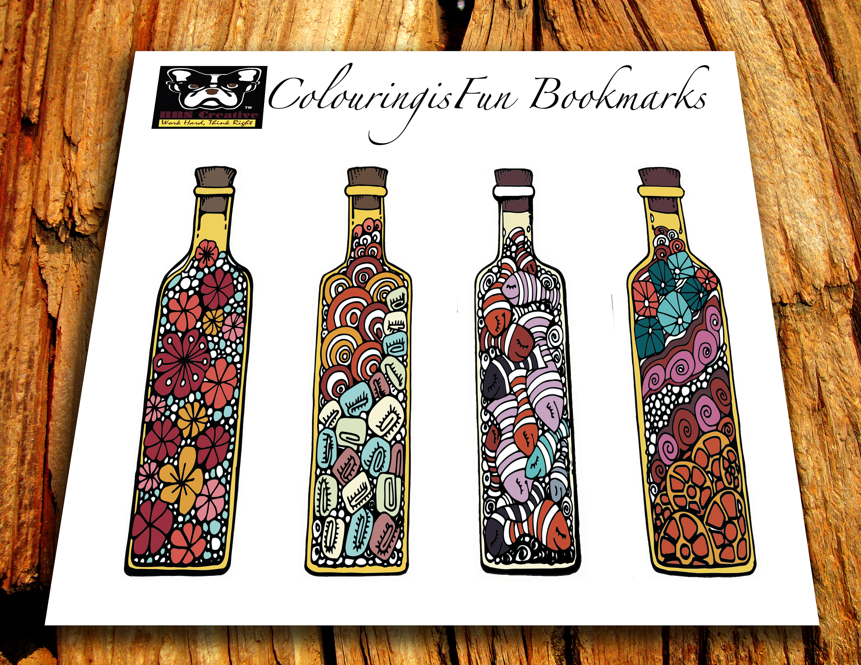 Unique DIY Coloring Bookmarks With Doodles and Intricate Designs High ...