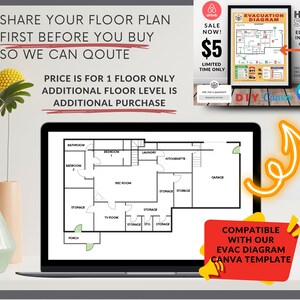 Floor Plan Creation for Evacuation Diagram Emergency Fire Escape Route ...