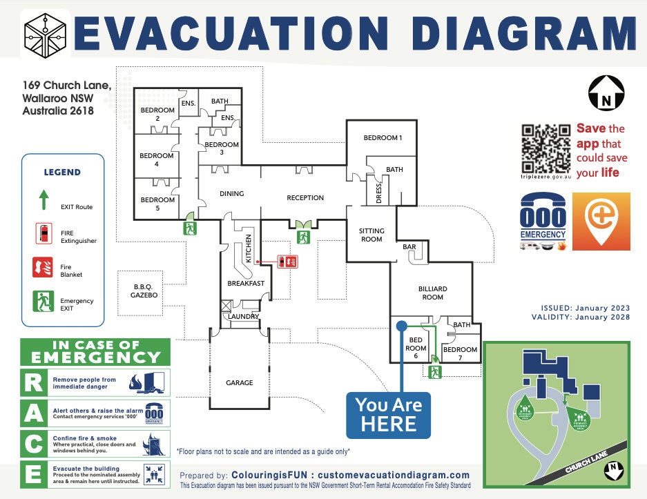 Personalized Emergency Evacuation Plan for ALEX - Fire Scape Route ...