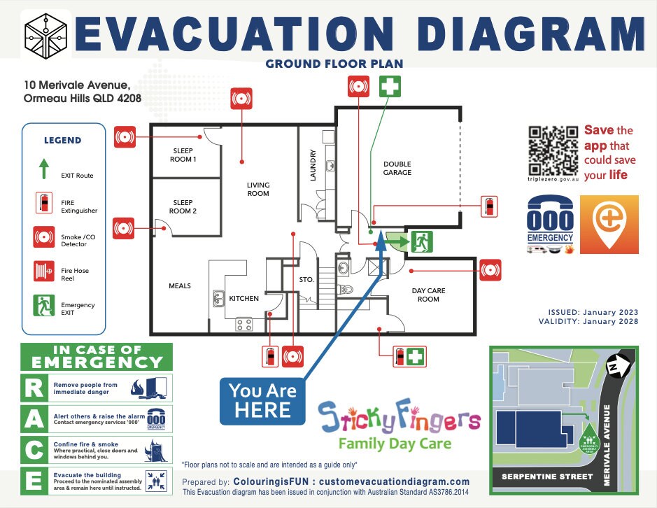 Personalized Emergency Evacuation Plan for ALEX - Fire Scape Route ...