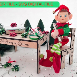 DIGITAL Elf Prop Kit Bundle Gift Wrapping Station Christmas Xmas ...
