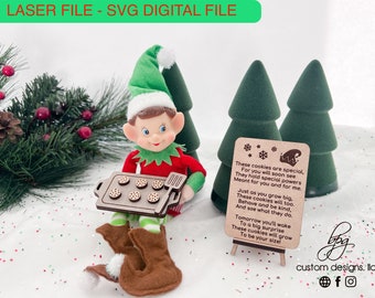 Elf Prop Kit Laser SVG, Keepsake, Christmas, Xmas, Holiday Laser Cut ...