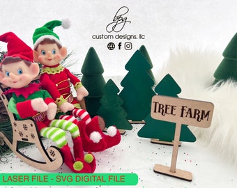 DIGITAL Elf Prop Kit Bundle Cookies Sign Easel Christmas Xmas Holiday ...