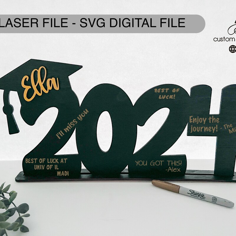 Graduation Sign Svg - Etsy