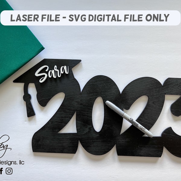 Graduation Sign Svg - Etsy