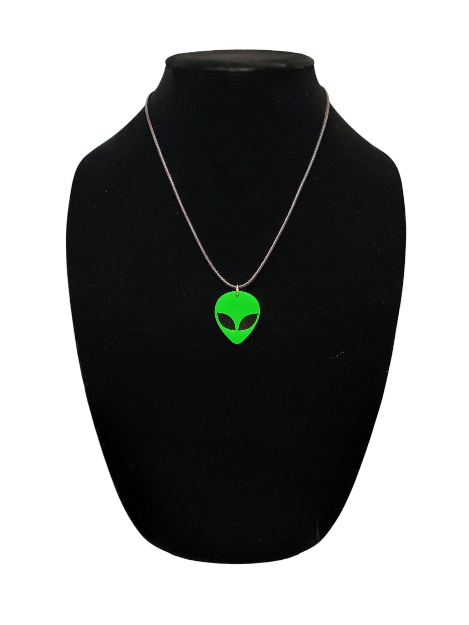 Alien Head Charm Necklace - Etsy