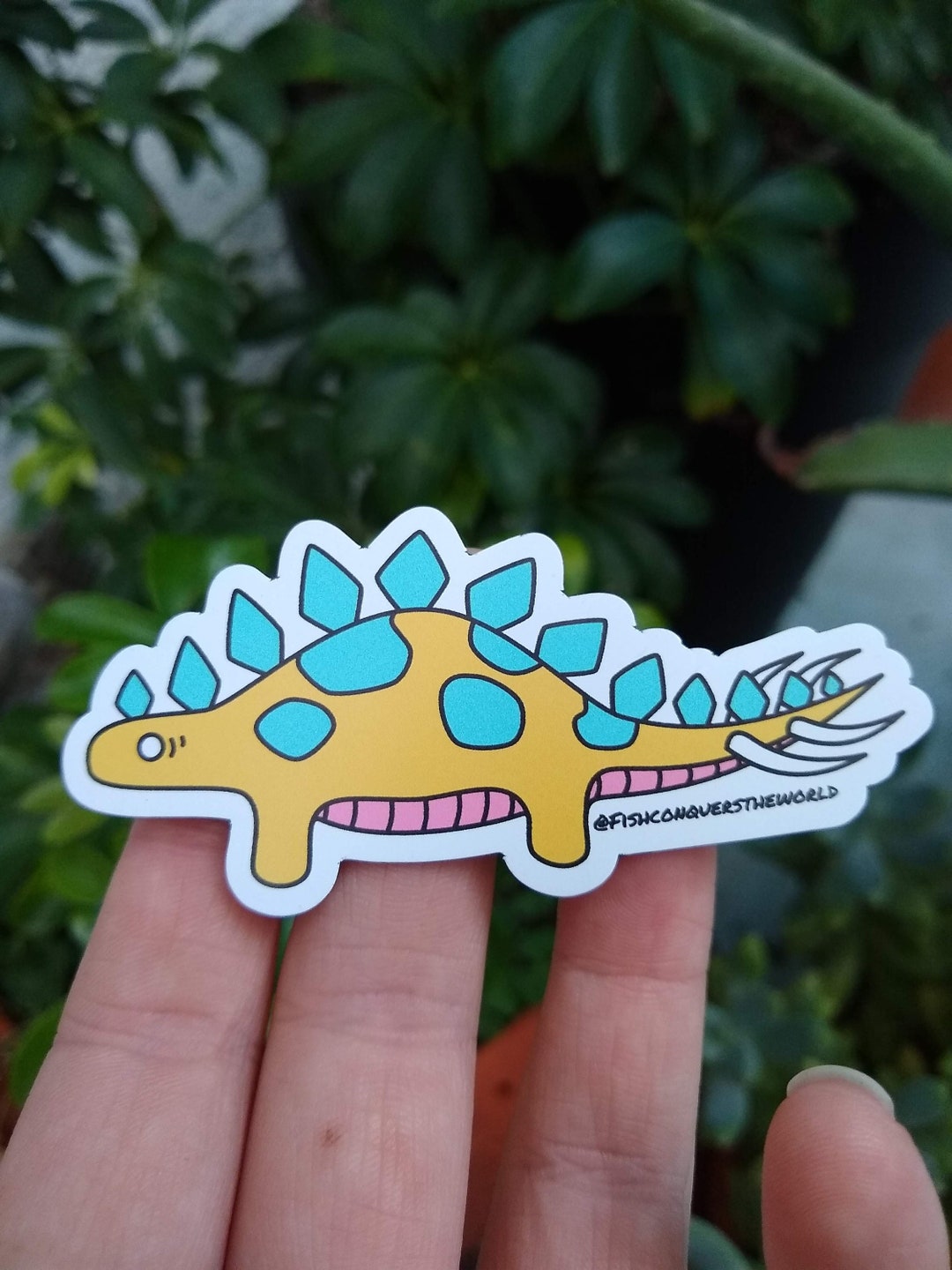 Stegosaurus Sticker - Etsy