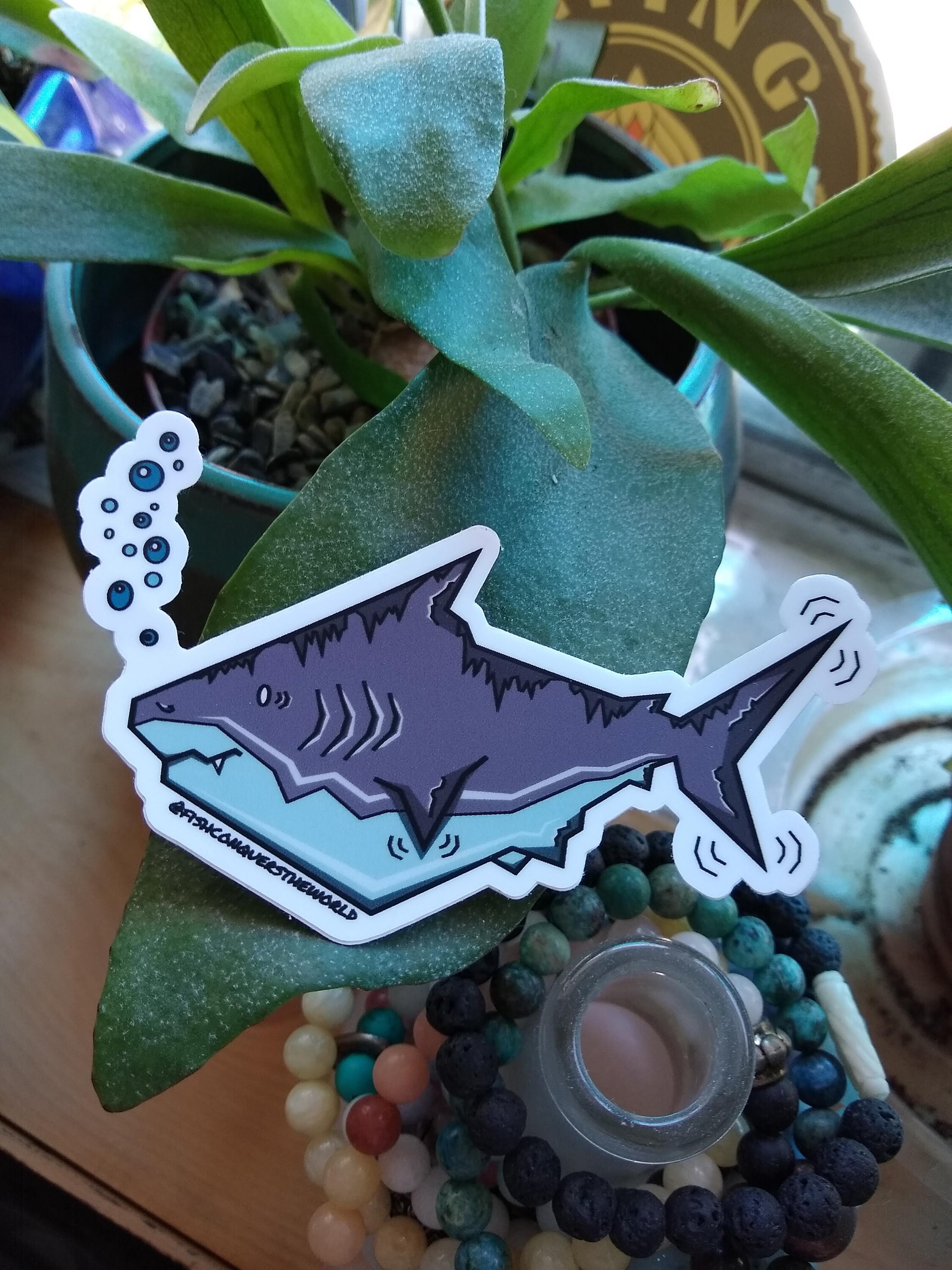 Tiger Shark Sticker - Etsy
