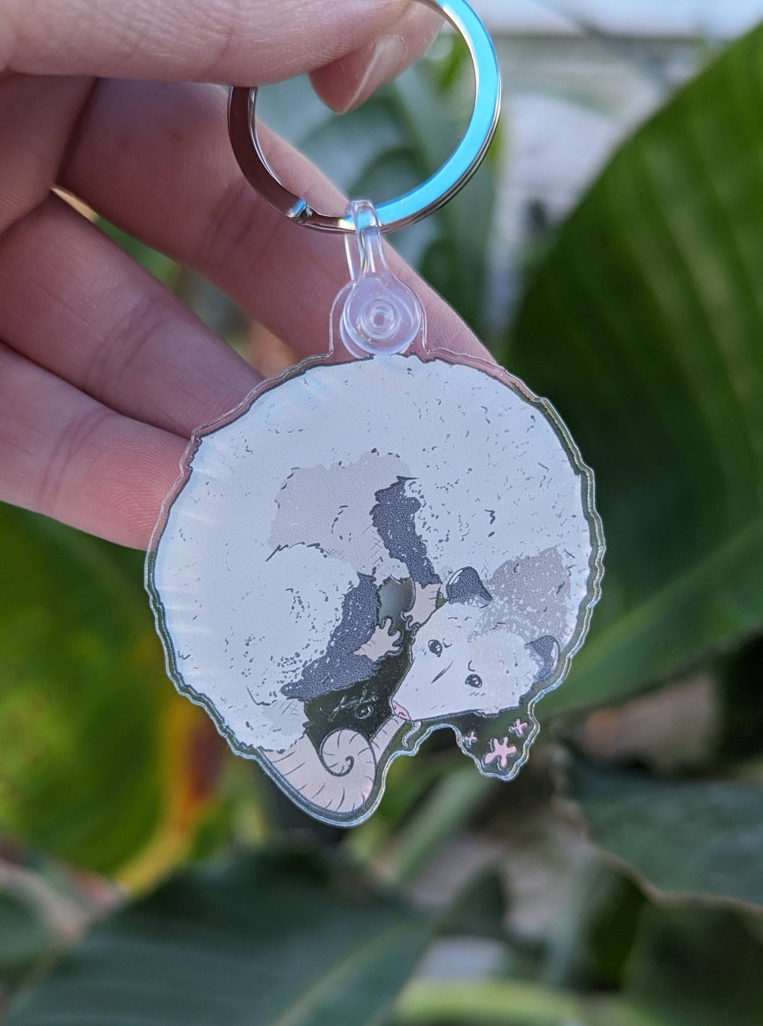 Possum Ouroboros Keychain - Etsy