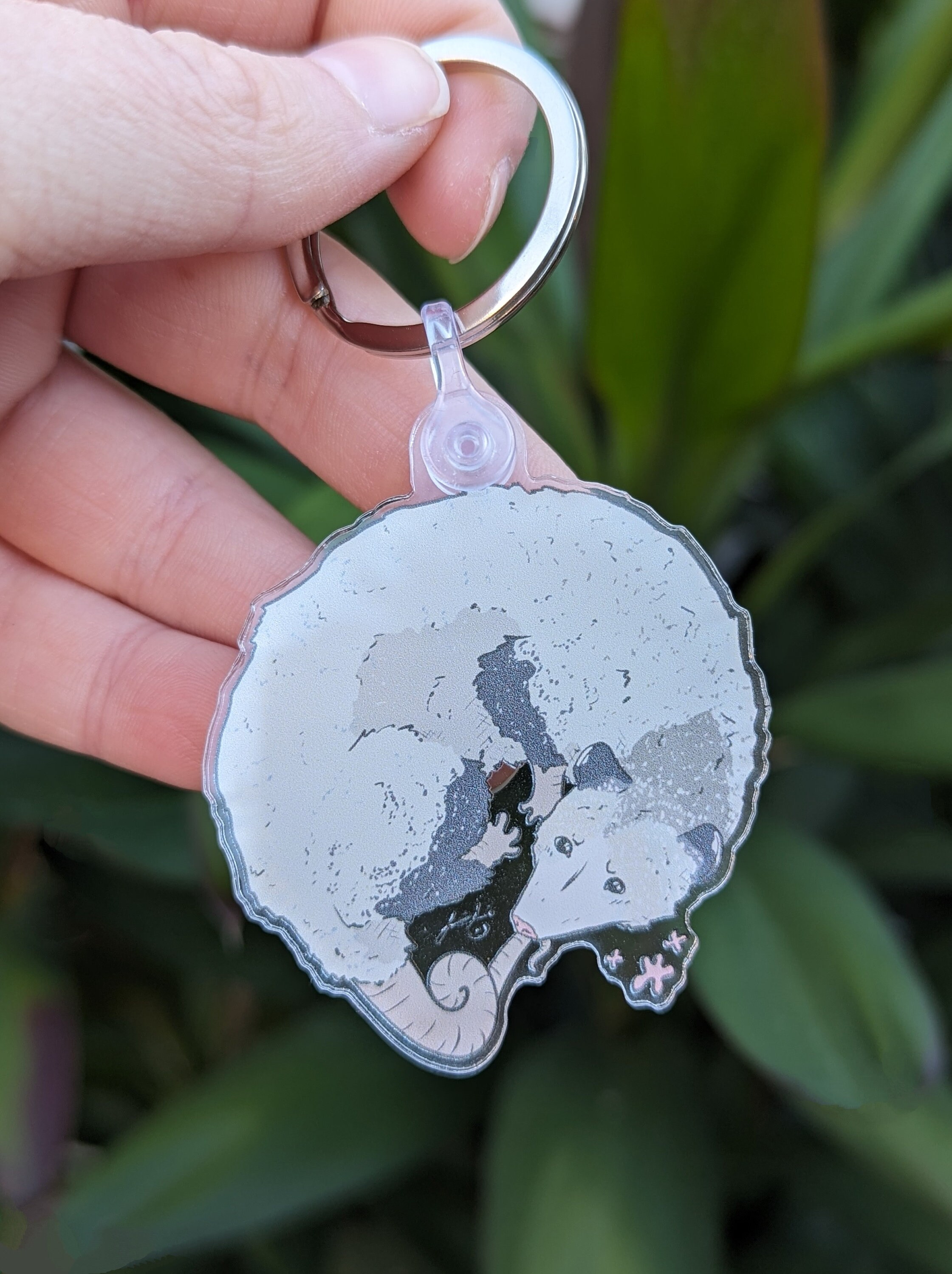 Possum Ouroboros Keychain - Etsy