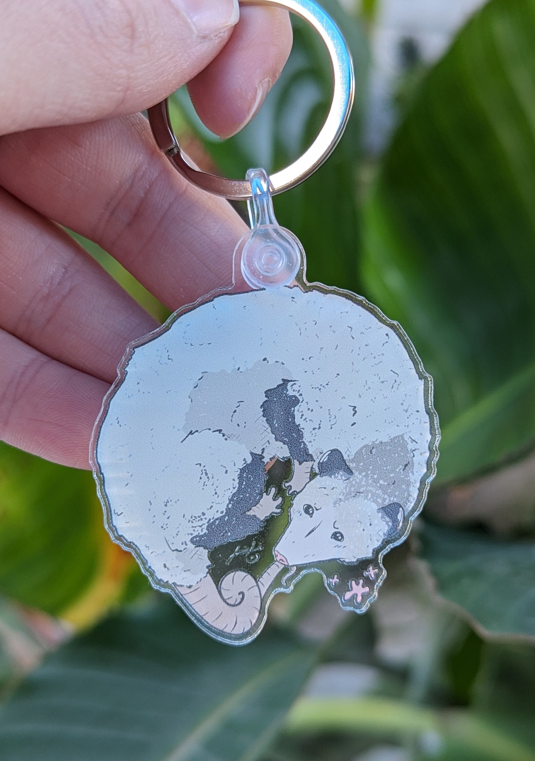 Possum Ouroboros Keychain - Etsy