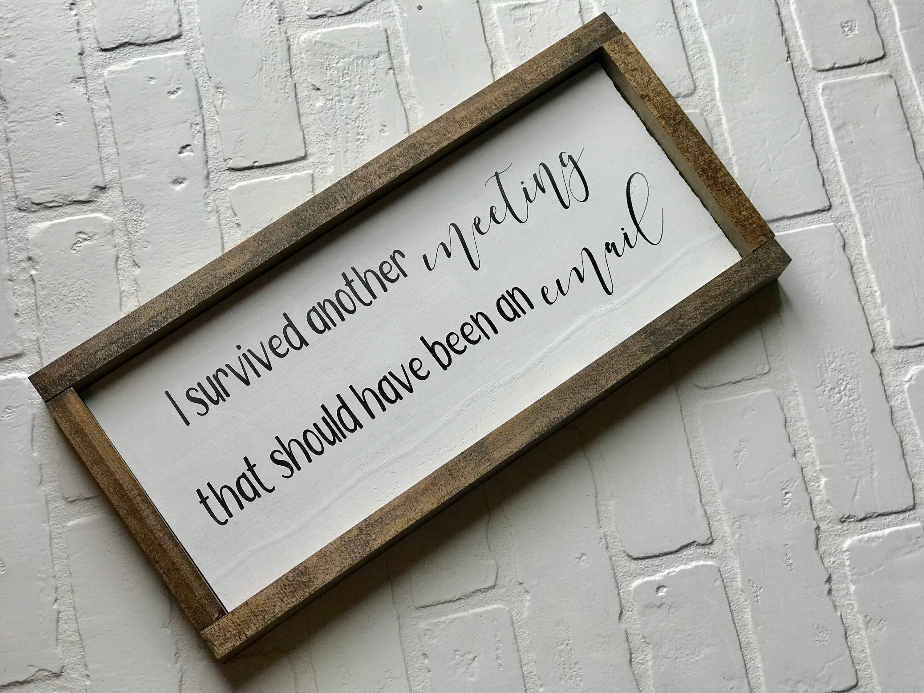 Office Sign Office Decor Funny Sign Funny Office Sign I | Etsy