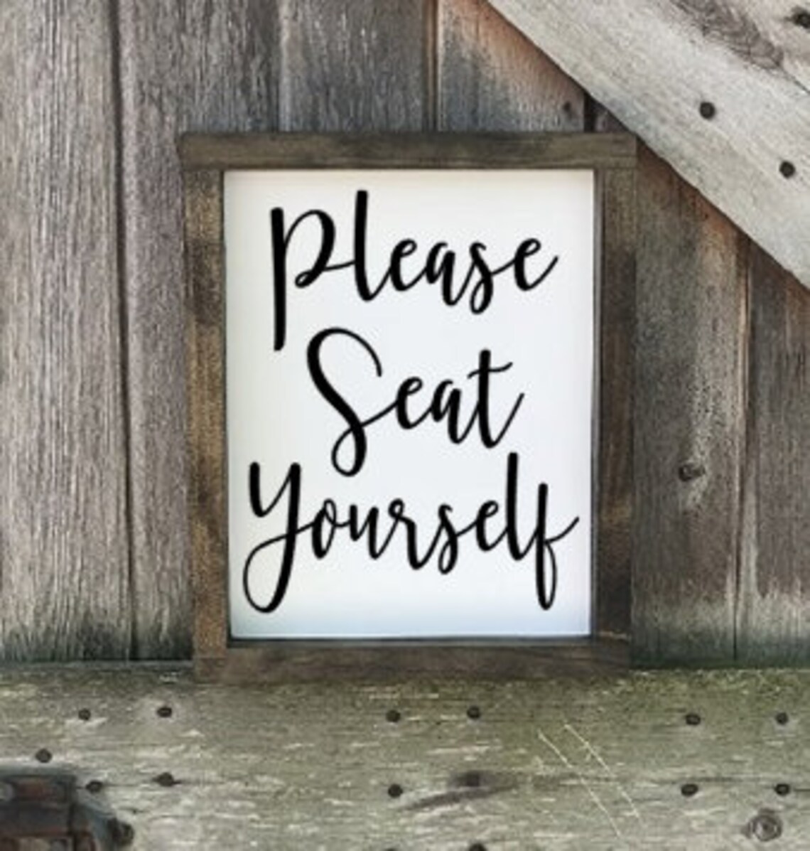 Funny Bathroom Sign Please Seat Yourself Sign Please Seat | Etsy