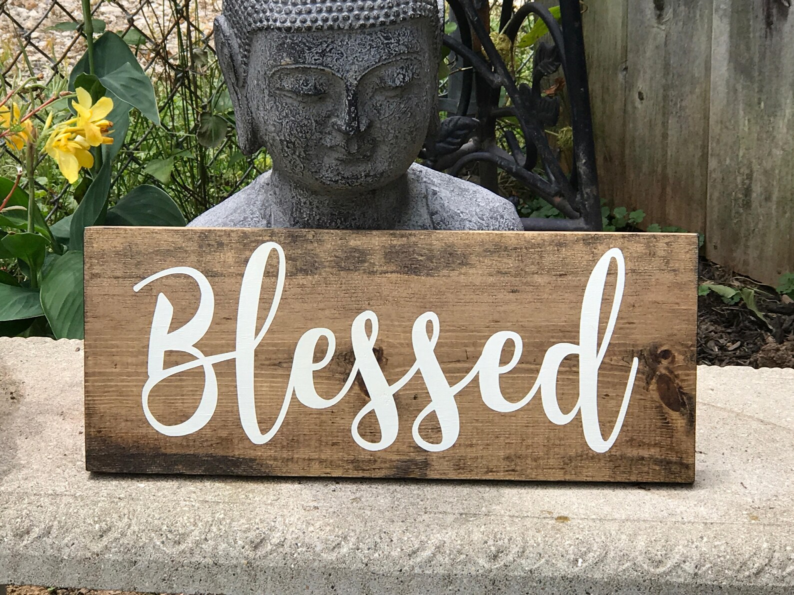 Blessed Sign, Blessed, Blessed Wood Sign, Blessed Wooden Sign, Wood ...