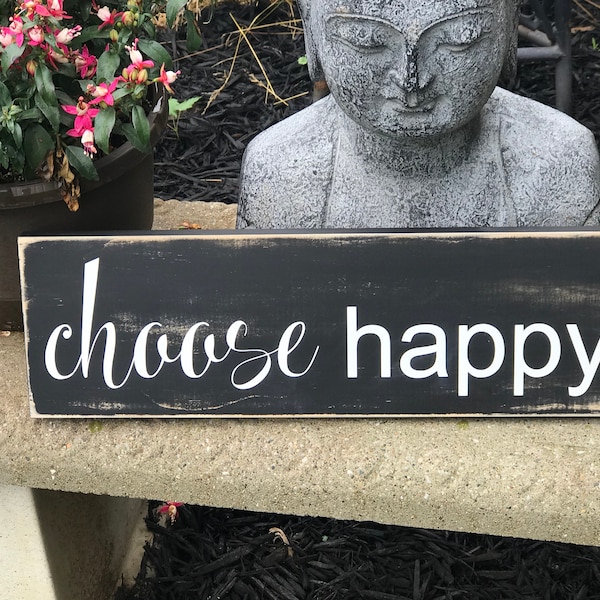 Choose Happy Print - Etsy