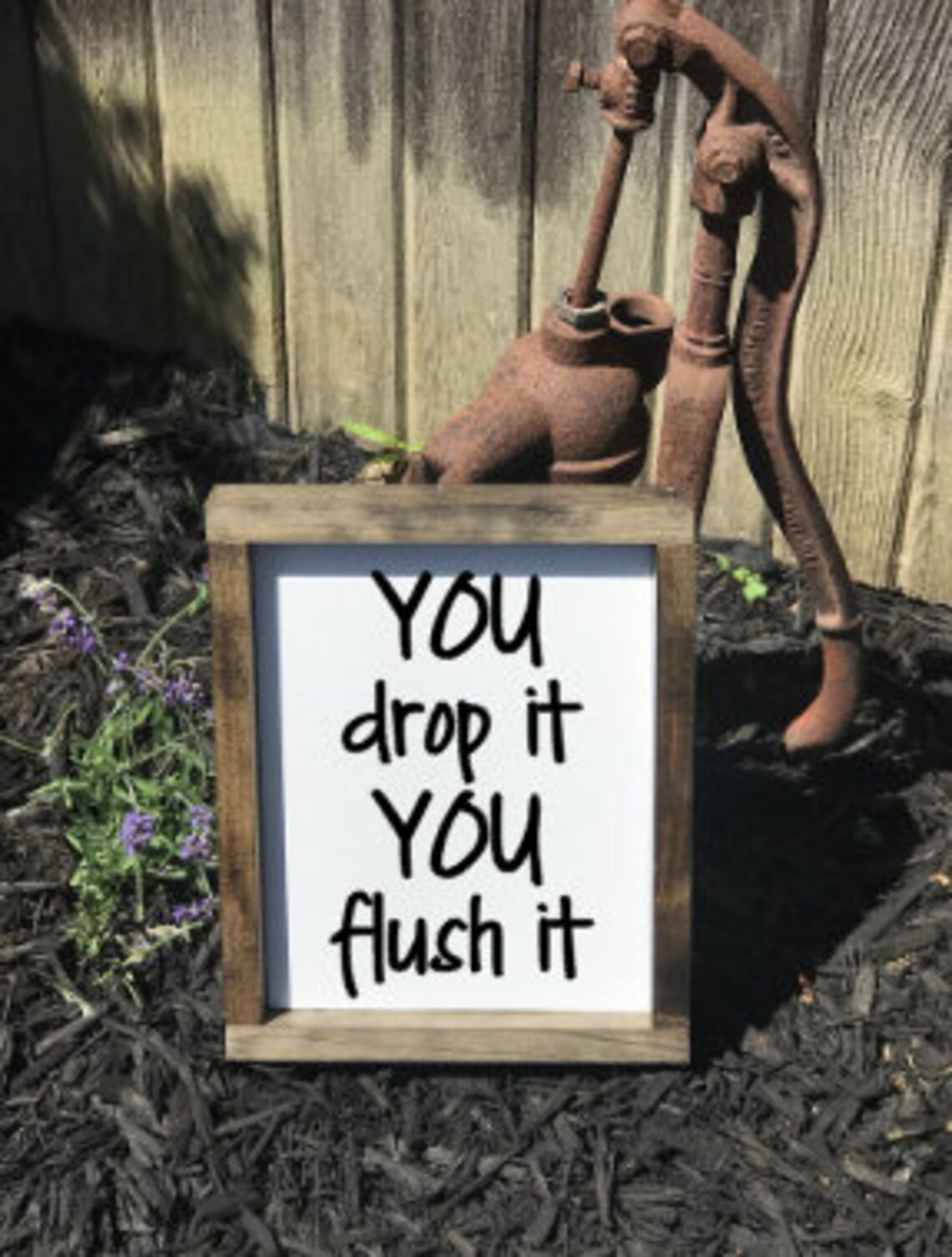 Funny Bathroom Sign Funny Bathroom Flush Sign Funny Flush - Etsy UK