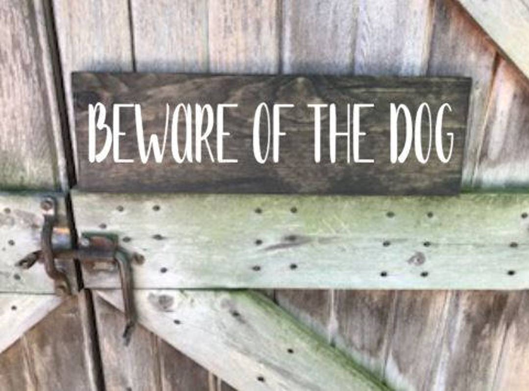 Beware of Dog Sign, Beware of Dog Door Sign, Dog Sign, Beware of Dog ...