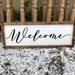 Welcome Sign Welcome Wood Welcome Sign Horizontal Welcome - Etsy