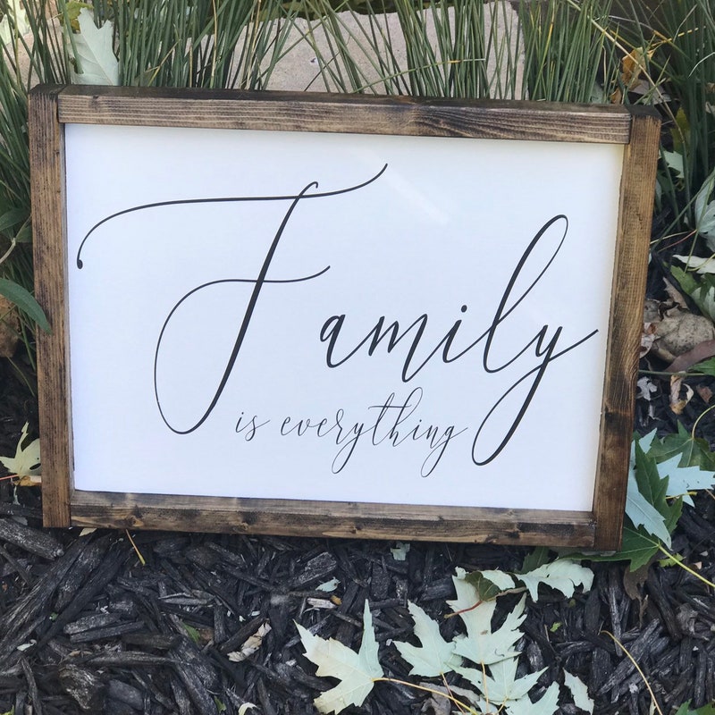 Family is Everything Sign - Etsy