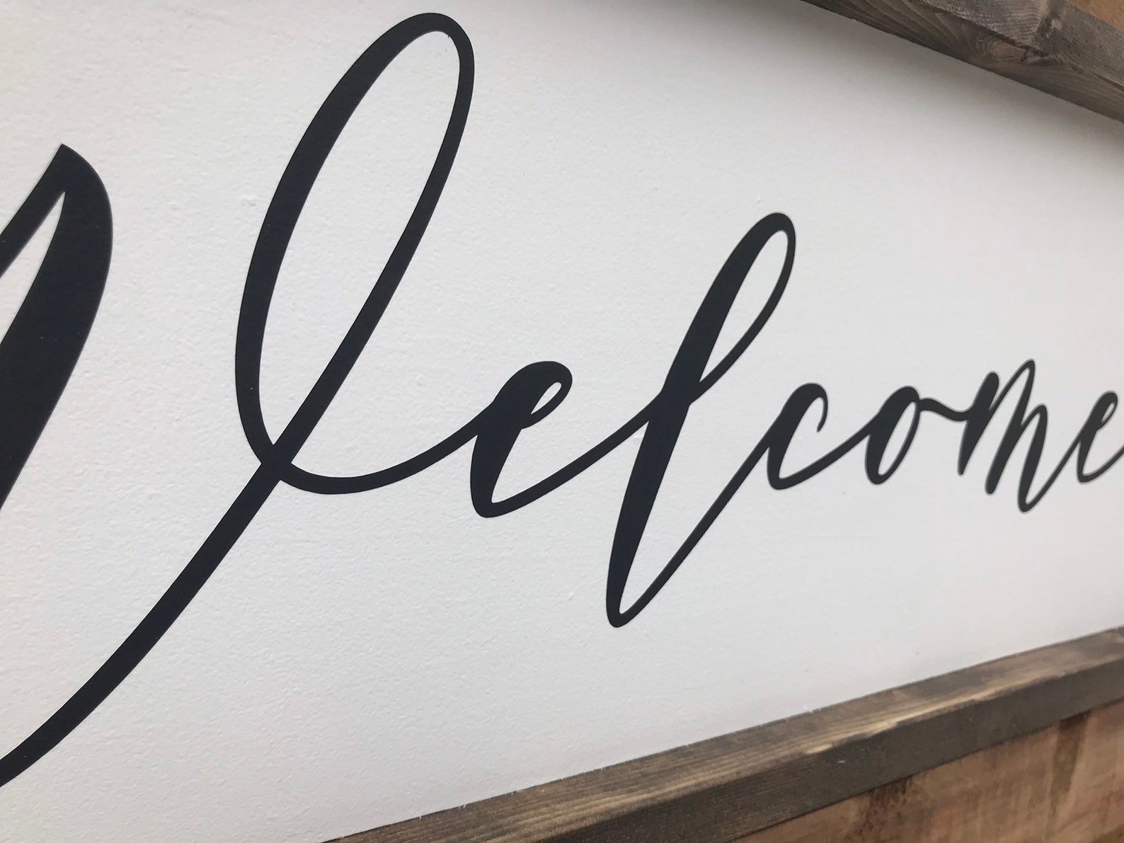 Welcome Sign Welcome Wood Welcome Sign Horizontal Welcome | Etsy