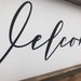 Welcome Sign Welcome Wood Welcome Sign Horizontal Welcome - Etsy