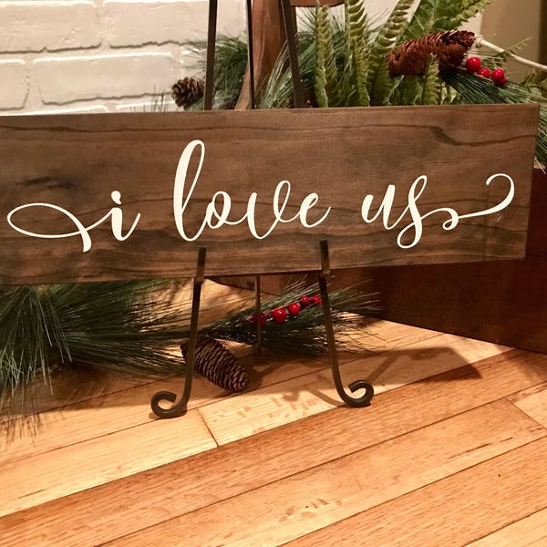 I Love Us Sign - Etsy