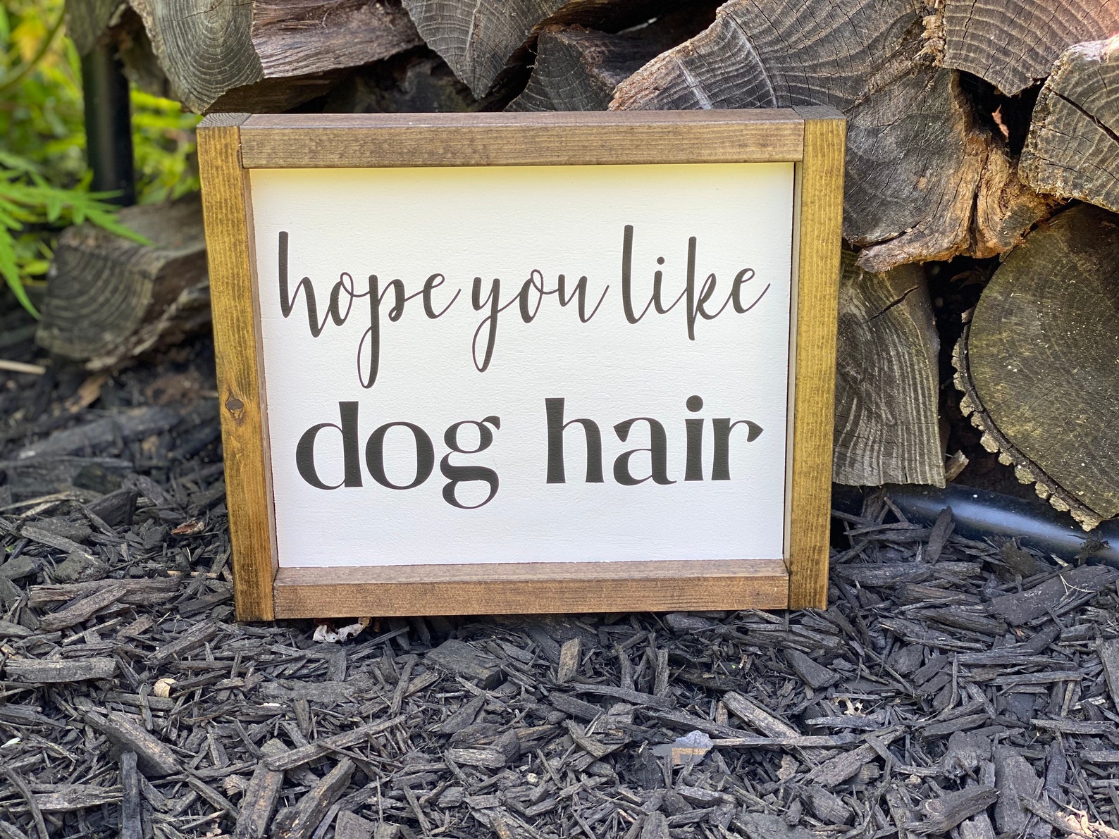 Dog Sign Dog Hair Sign Dog Hair Pet Sign Pet Decor Dog - Etsy