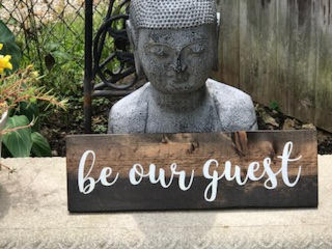 Be Our Guest Sign Be Our Guest Be Our Guest Wood Sign Be - Etsy