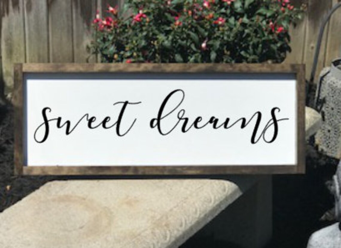 Bedroom Sign Bedroom Decor Bedroom Wall Decor Sweet Dreams - Etsy