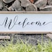 Welcome Sign Welcome Wood Welcome Sign Horizontal Welcome - Etsy