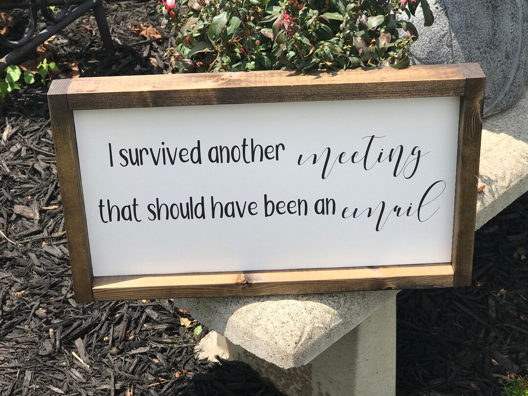 Office Sign, Office Decor, Funny Sign, Funny Office Sign, I Survived ...