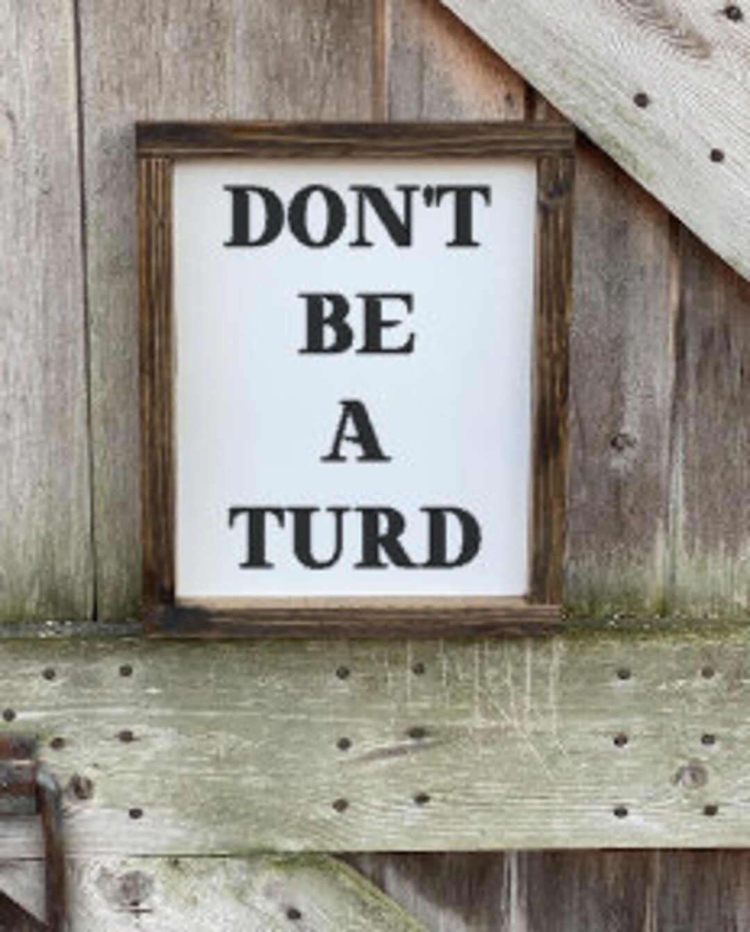 Funny Bathroom Sign, Funny Bathroom Decor, Funny Bathroom Art, Don't Be ...