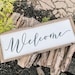 Welcome Sign, Welcome, Wood Welcome Sign, Horizontal Welcome Sign, Home ...