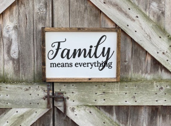 Family Sign Family Wood Sign Family Sign Home Decor Family - Etsy