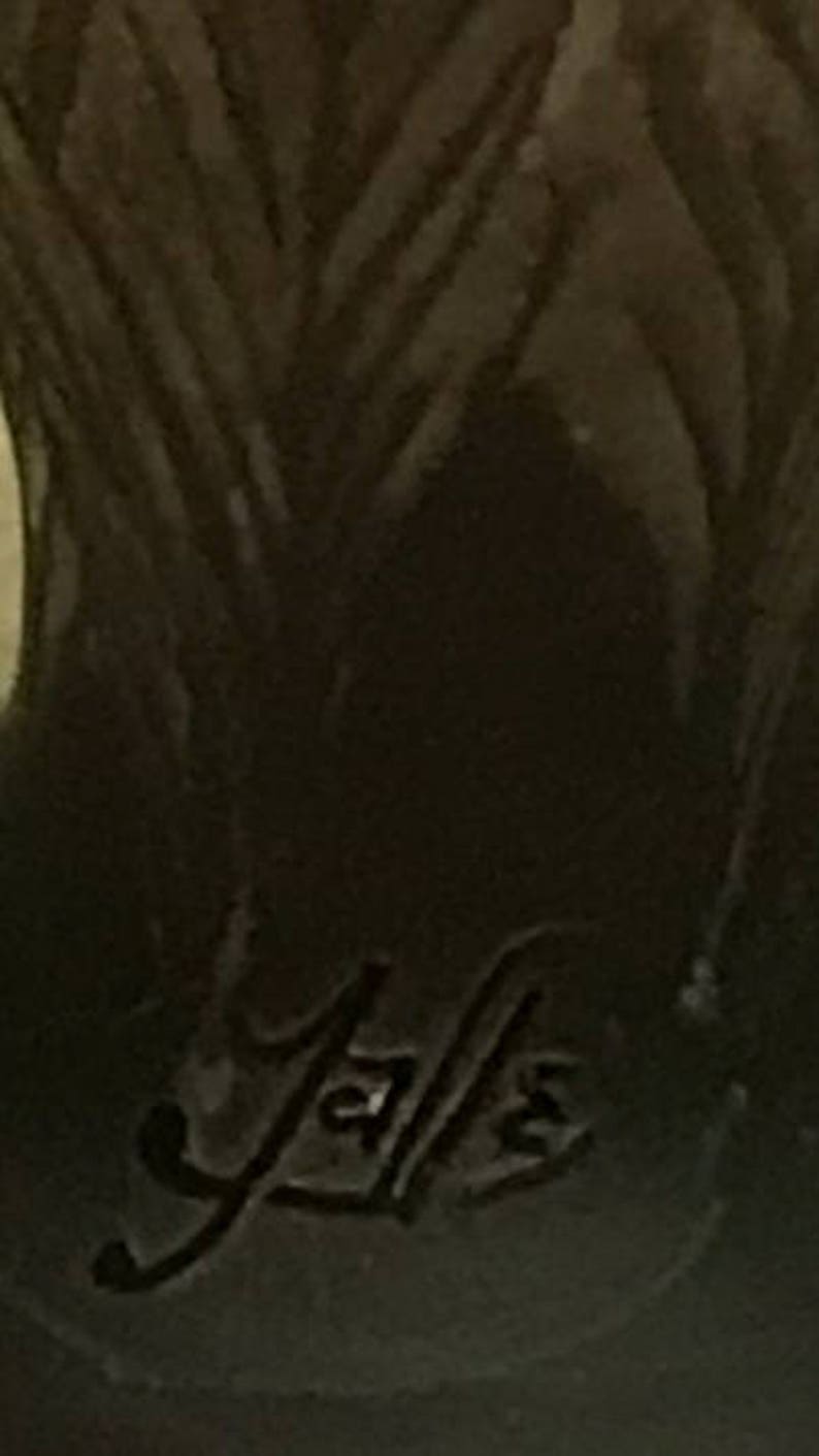 Authentic Signed Galle Vase - Etsy