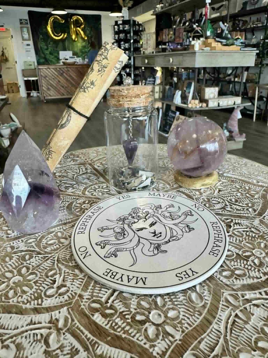 Amethyst Pendulum Jar - Etsy