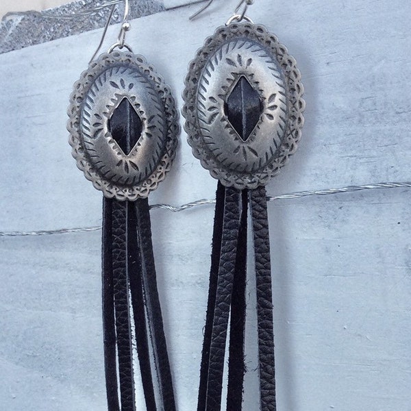 Concho Earrings - Etsy