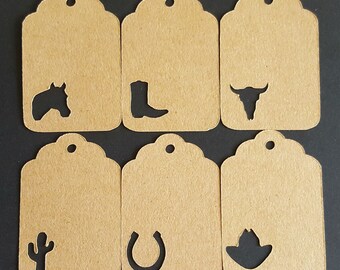 Western Gift Tags | Etsy