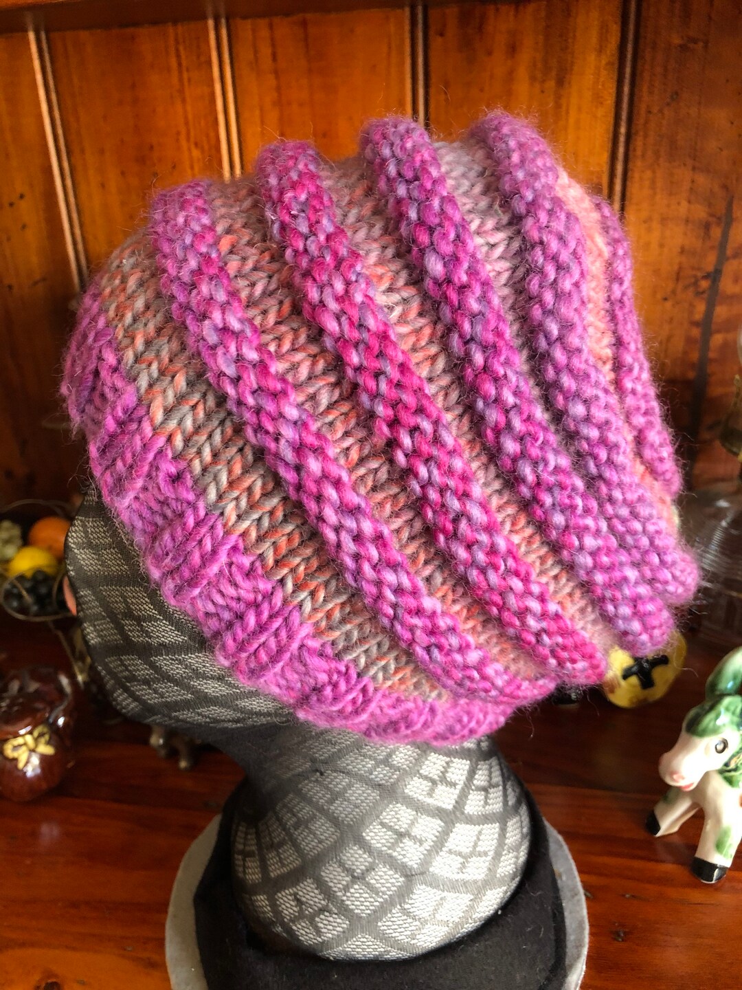 Adult Size Pure Wool Slouchy Hat - Etsy