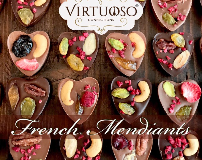 French Chocolate Mendiants: 3.5oz | Chocolate Mendiants | French ...