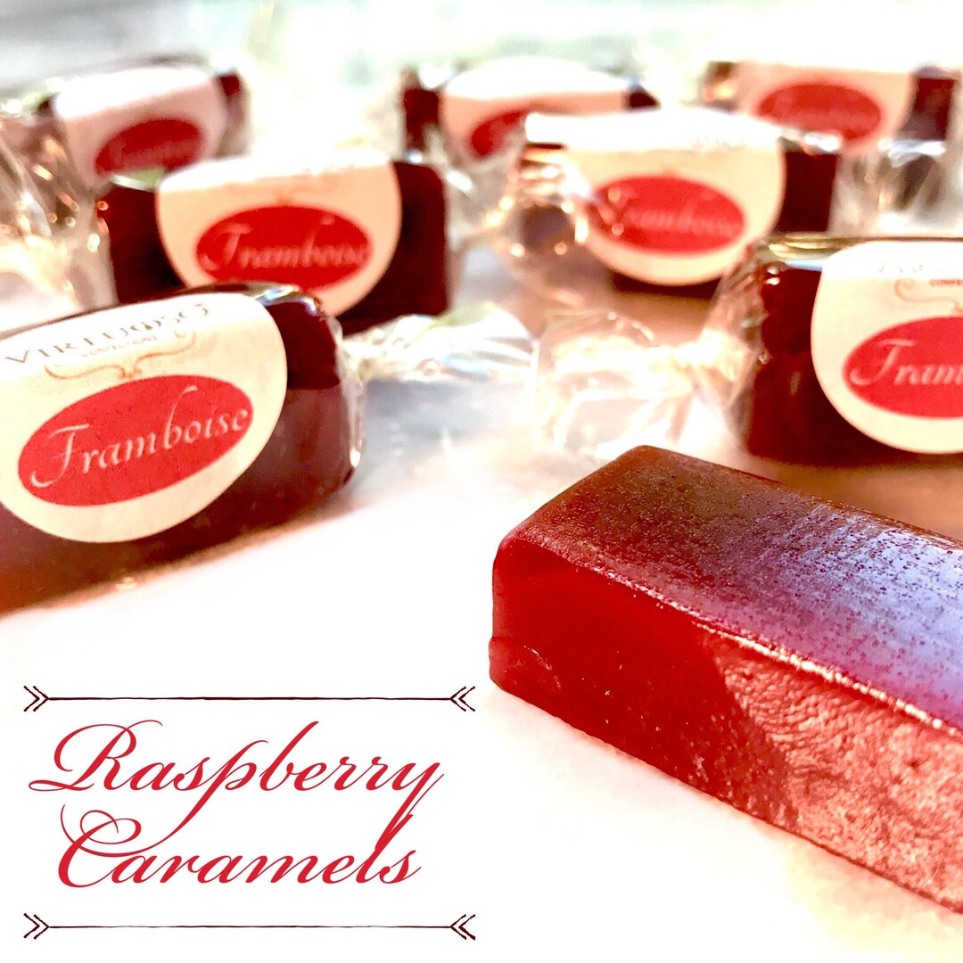 Buy Raspberry Caramels: 4oz Framboise Caramels Paris Caramels Online in ...