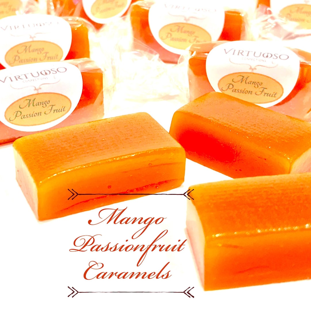Mango Passion Fruit Caramels: 4oz | Paris Caramels | Mango Passionfruit ...