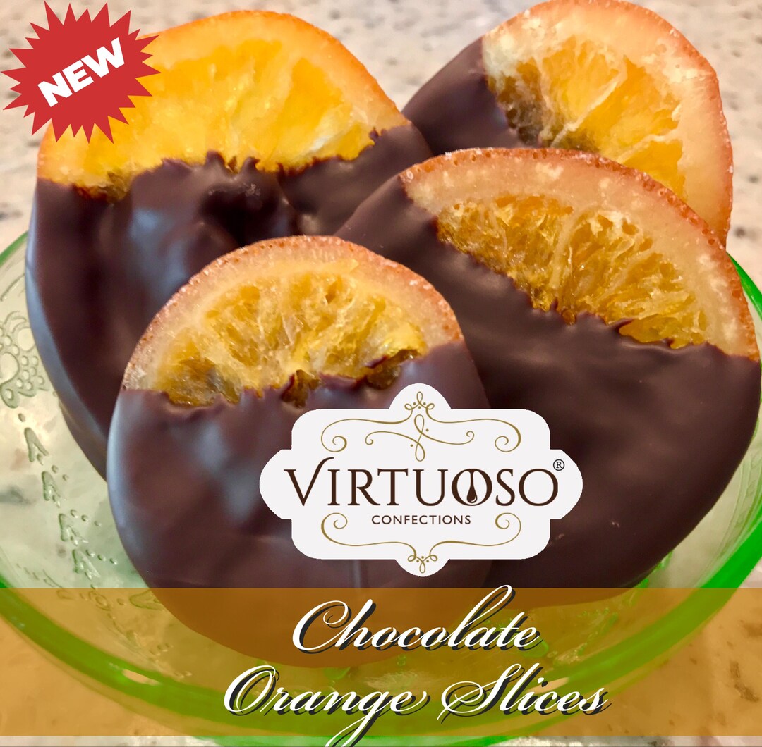 Chocolate Orange Slices: 4oz/113g | Candied Orange Slices | Chocolate ...