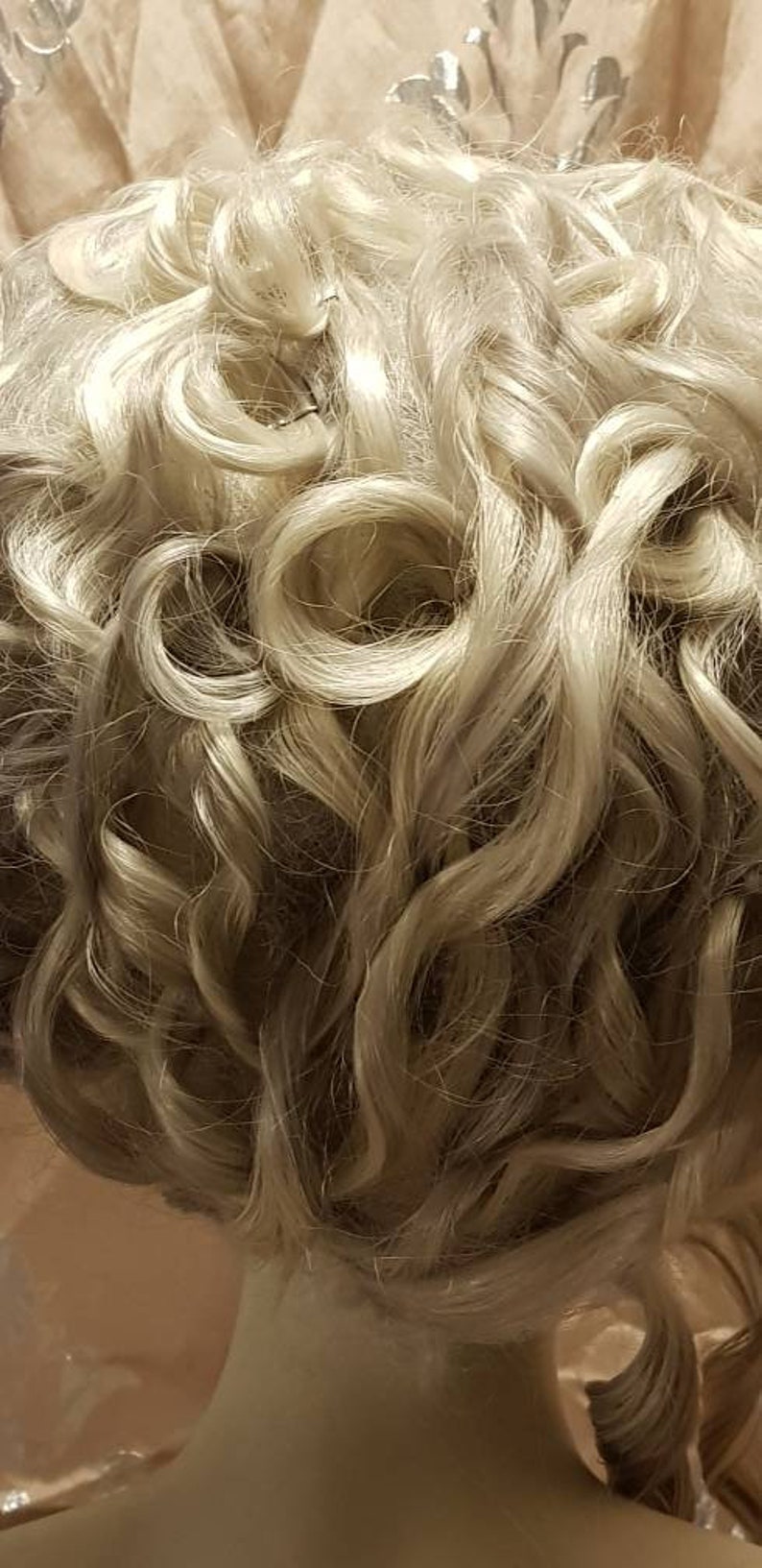 Wig 1700 Two-tone Ash Gray and Platinum Blond Wig Rokoko - Etsy UK