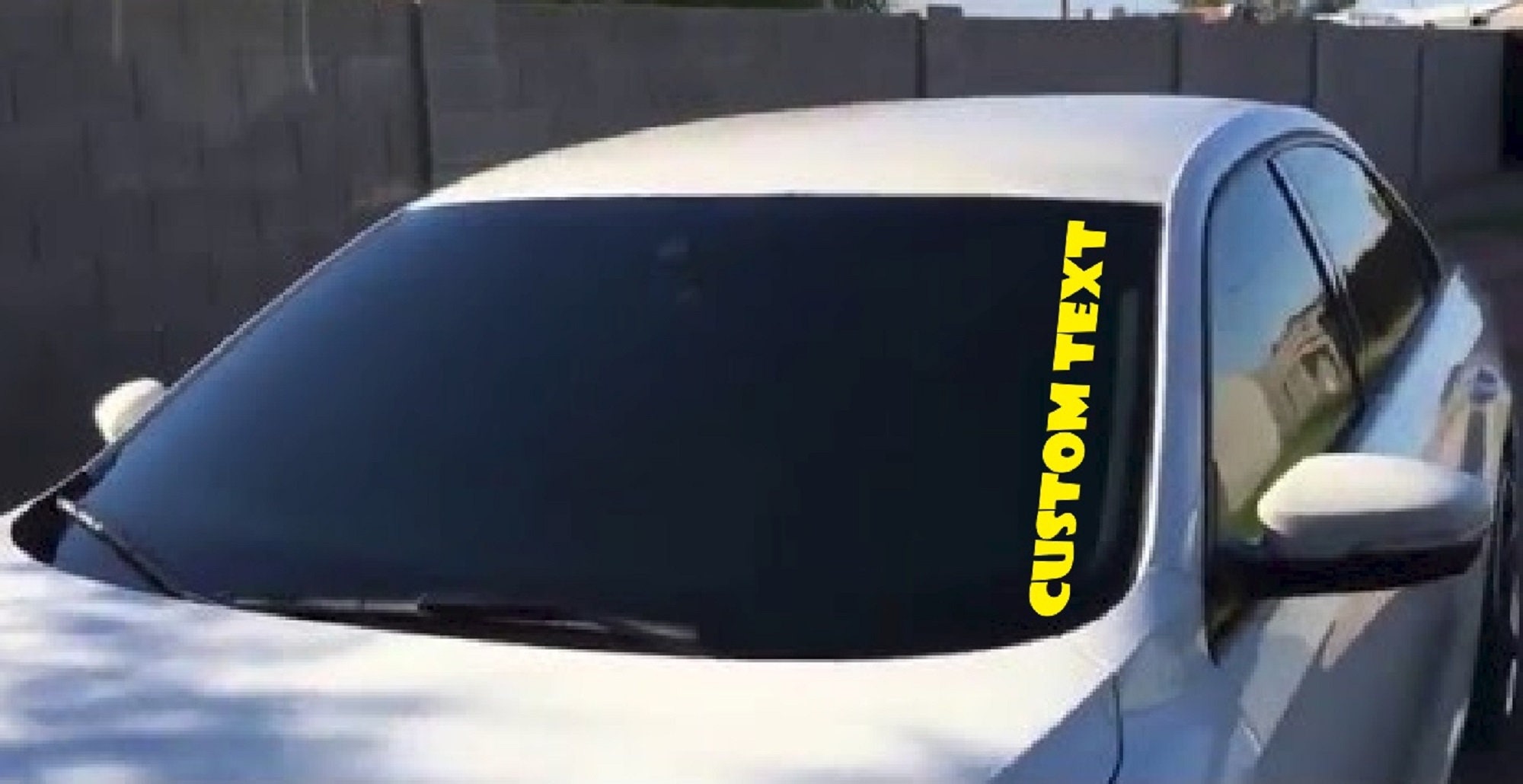 3.5 X 22 Custom Words/ Text Vertical Windshield - Etsy