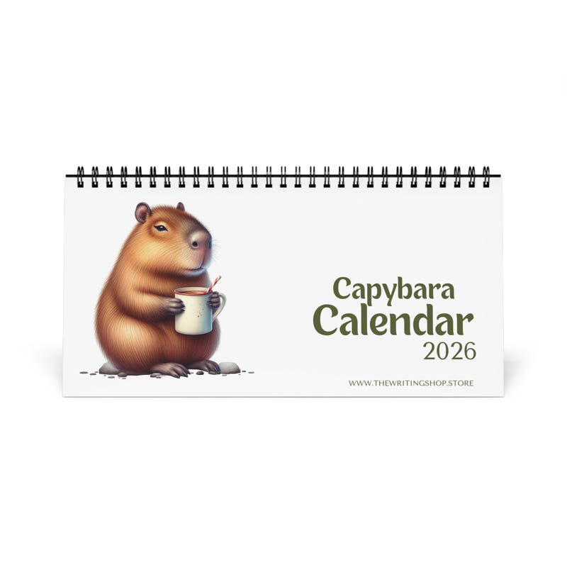 Capybara Kids Calendar - Etsy