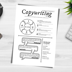 Copywriting Cheatsheet - Instant Download - Work From Home - Etsy